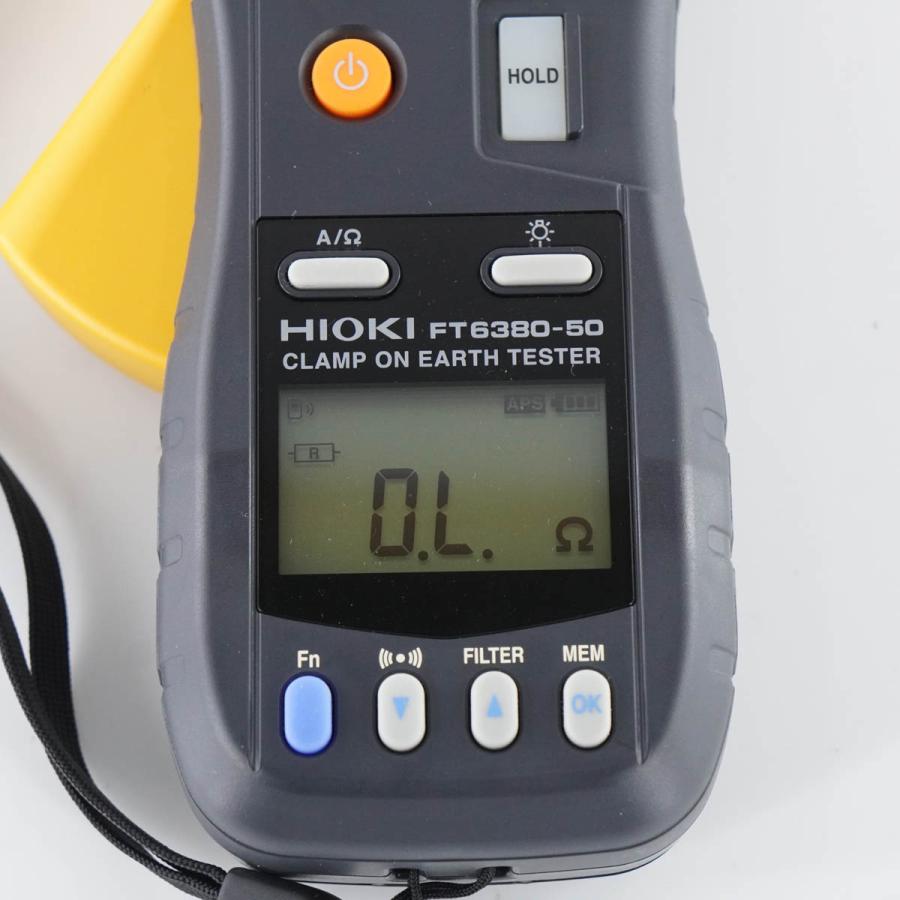 [DW]USED 8日保証 HIOKI FT6380-50 CLAMP ON EARTH TESTER クランプ接地抵抗計 クランプオンアース ...