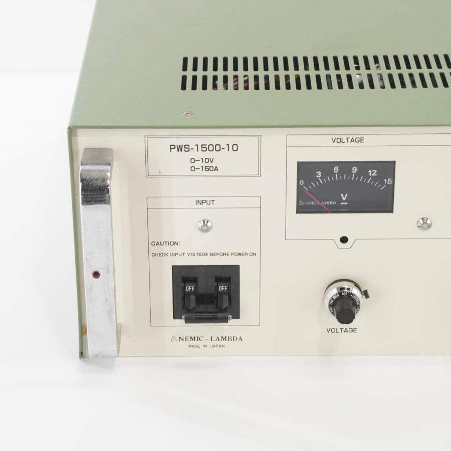 [JB]USED 現状販売 NEMIC-LAMBDA PWS-1500-10 直流安定化電源 プログラマブル [05348-0118] : ソクラボショップ - 通販 - Yahoo!ショッピング