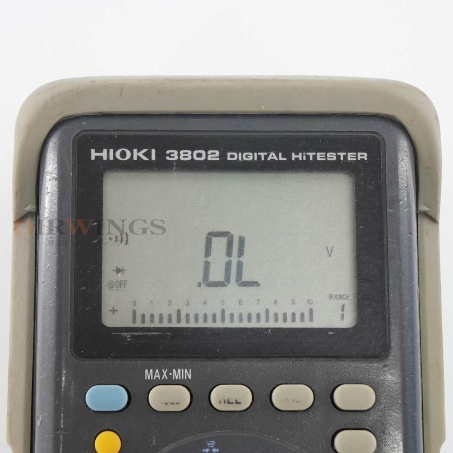 [DW]USED 8日保証 校正2024年10月有効期限 HIOKI 3802 DIGITAL HiTESTER デジタルハイテスター ...