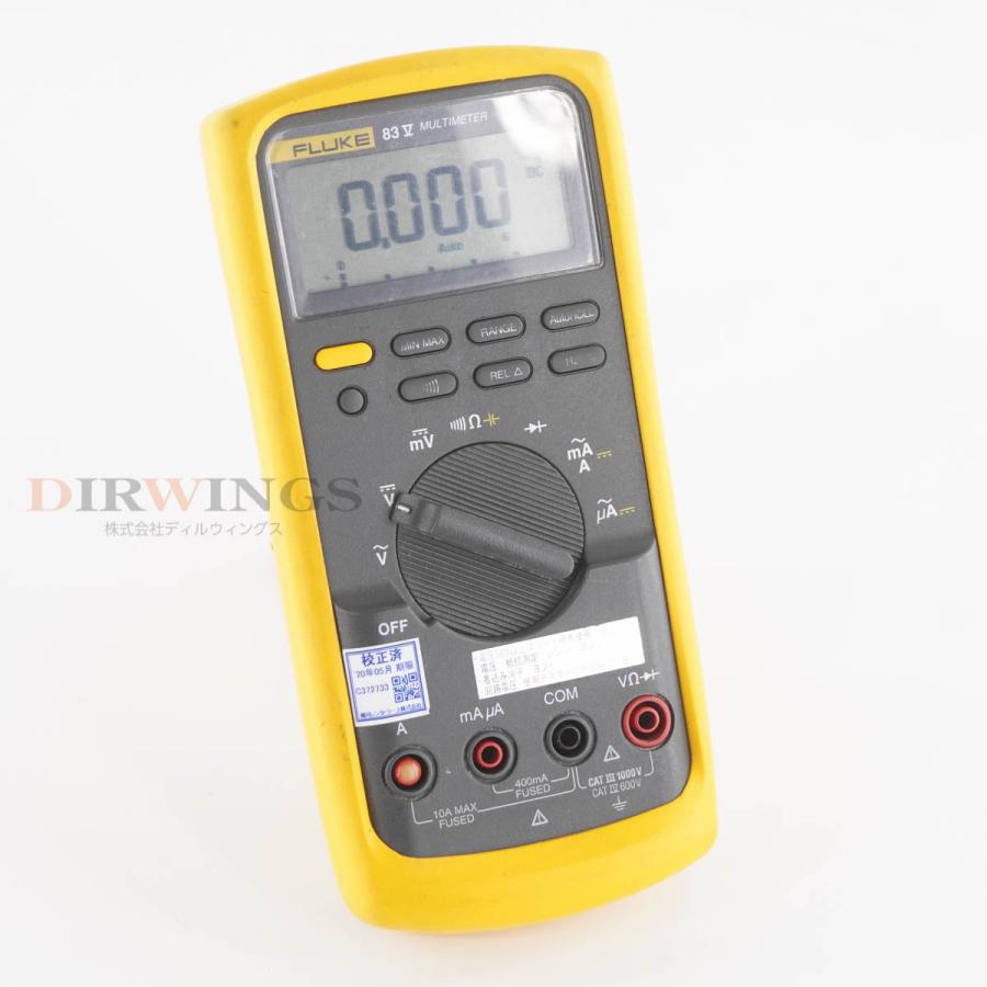 [DW]USED 8日保証 FLUKE 83V 83 V DMM DIGITAL MULTIMETER デジタルマルチメーター マルチメーター [05355-0076] : ソクラボショップ ...