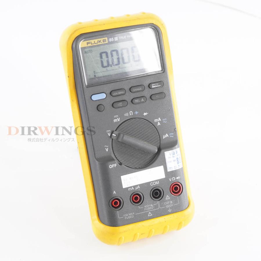 [DW]USED 8日保証 校正2024年1月期限 FLUKE 85 III DMM TRUE RMS MULTIMETER DIGITAL ...