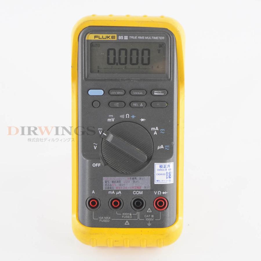 [DW]USED 8日保証 校正2024年1月期限 FLUKE 85 III DMM TRUE RMS MULTIMETER DIGITAL ...