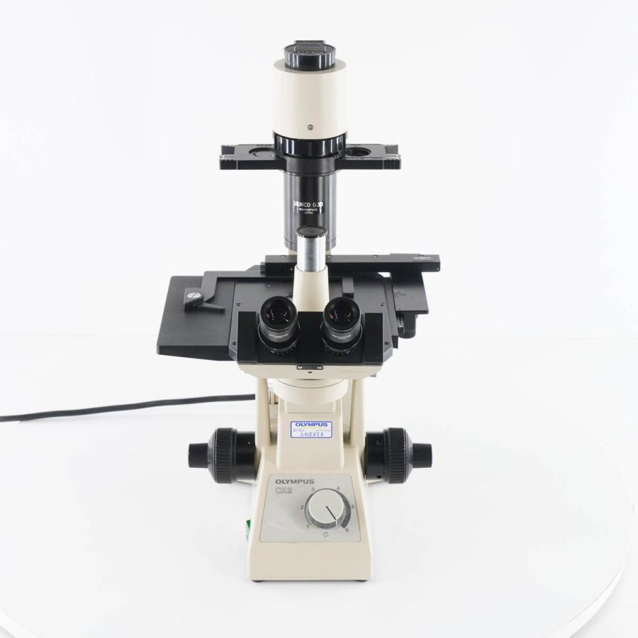 [DW]USED 8日保証 OLYMPUS CK2 Microscope 顕微鏡 ULWCD 0.30 CWHK 10×/18L SPlan 4PL LWDC A20 A10PL A20PL ...