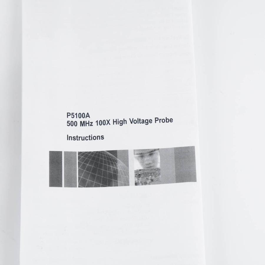 [DW]USED 8日保証 校正2024年5月まで有効 Tektronix P5100A Voltage Probe 高電圧プローブ ...