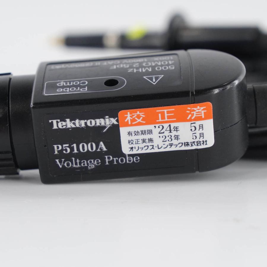 [DW]USED 8日保証 校正2024年5月まで有効 Tektronix P5100A Voltage Probe 高電圧プローブ ...