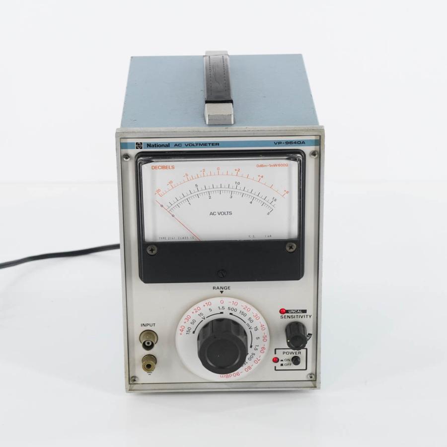 [DW]USED 8日保証 National VP-9640A AC VOLTMETER 電圧計 [05376-0016] : ソクラボ ...