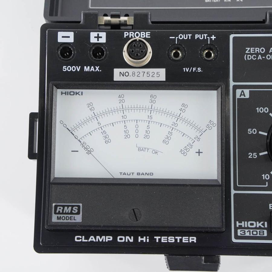 [DW]USED 8日保証 HIOKI 3108 CLAMP ON Hi TESTER クランプ直流電流計 クランプオンハイテスター 9001 ...