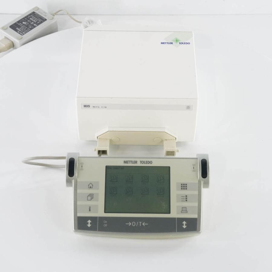 [JB]USED 現状販売 METTLER TOLEDO MX5 Balance ミクロ天秤 電子天秤 ひょう量5.1g ACアダプター 電源 ...