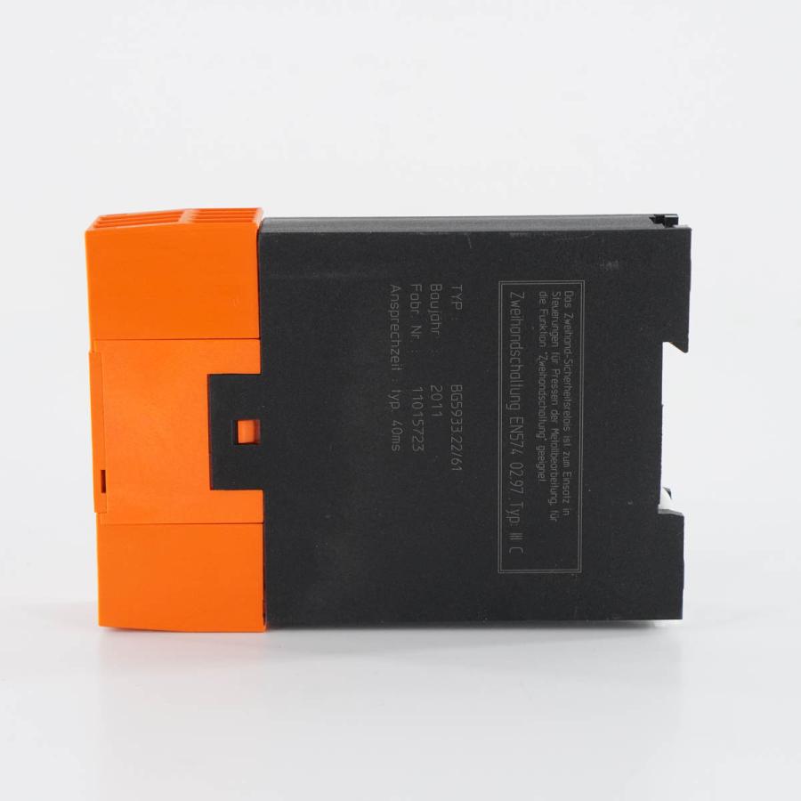 [PG]USED 8日保証 Dold BG5933 BG5933.22/61 Two-hand safety relay リレー [05381 ...