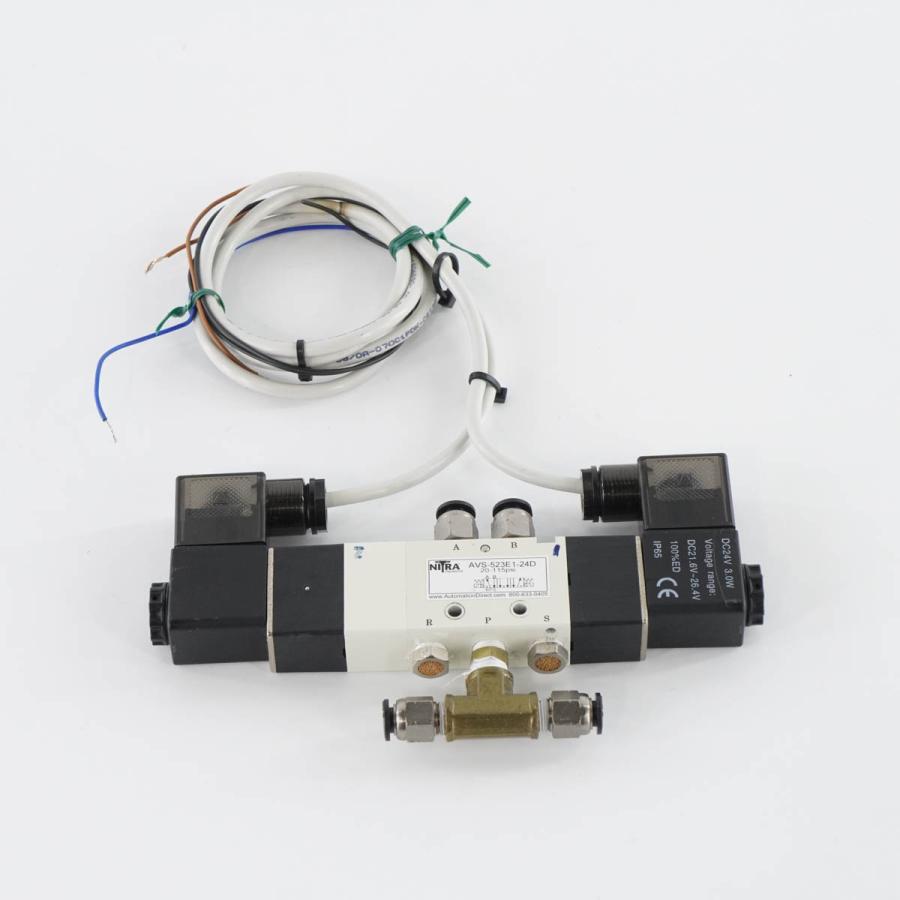 [PG]USED 8日保証 NITRA AVS-523E1-24D Pneumatic Solenoid Valve 空気圧電磁弁 20 ...