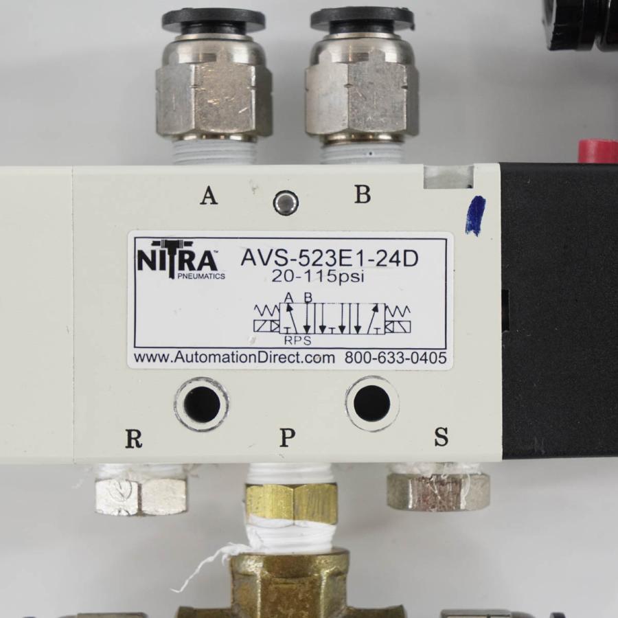 [PG]USED 8日保証 NITRA AVS-523E1-24D Pneumatic Solenoid Valve 空気圧電磁弁 20 ...