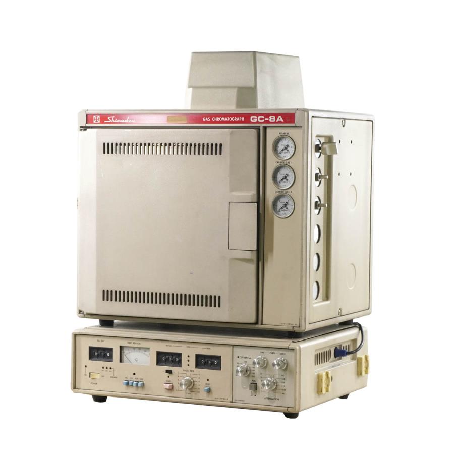 [DW]USED 8日保証 SHIMADZU GC-8A GAS CHROMATOGRAPH ガスクロマトグラフ [05383-0005 ...