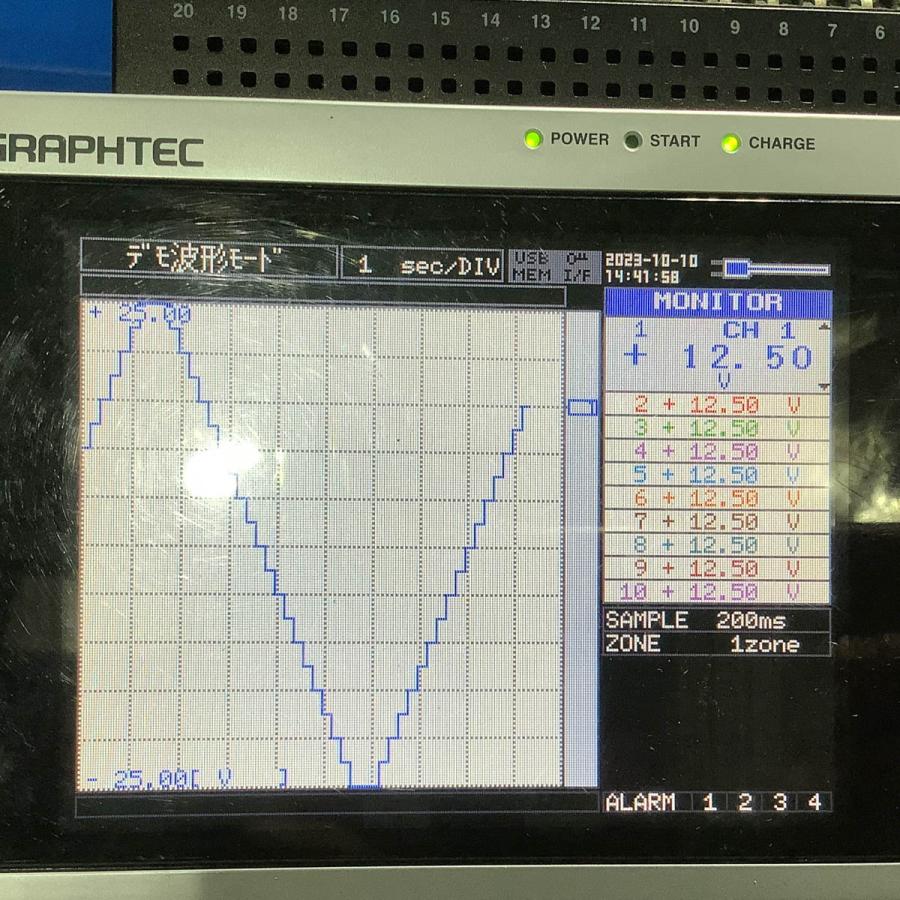 [JB]USED 現状販売 GRAPHTEC GL800 midi LOGGER データロガー ACアダプター [05386-0008 ...
