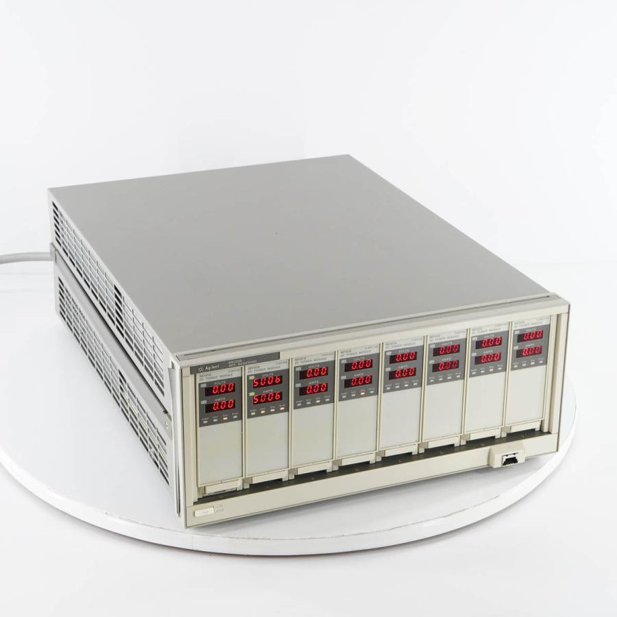 [DW]USED 8日保証 Agilent 66000A 66101A*5 66102A*3 MPS MAINFRAME DC POWER ...