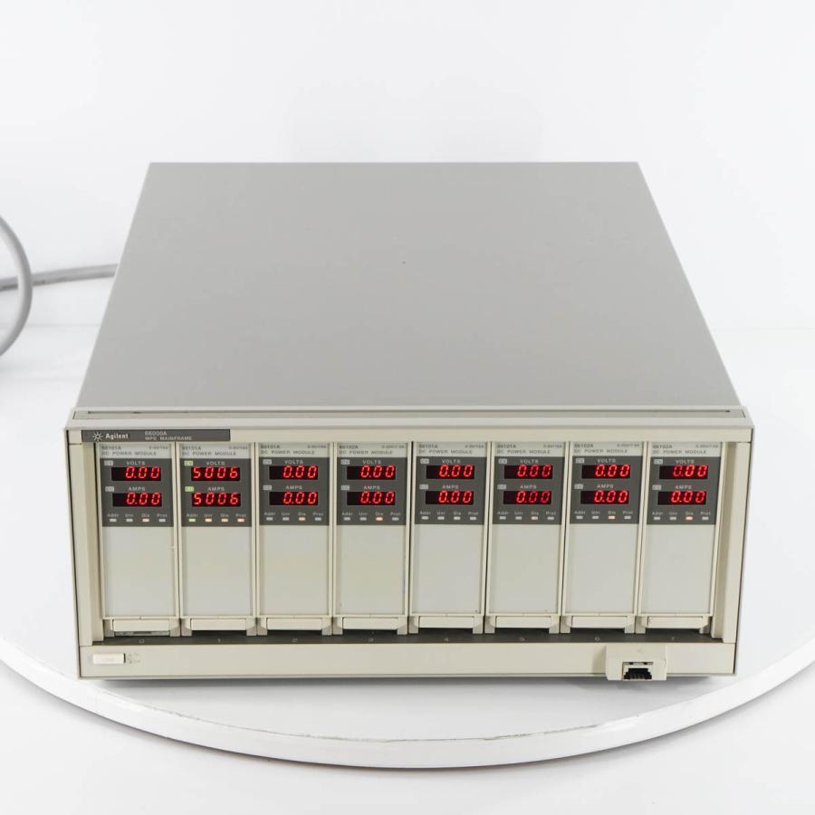 [DW]USED 8日保証 Agilent 66000A 66101A*5 66102A*3 MPS MAINFRAME DC POWER ...