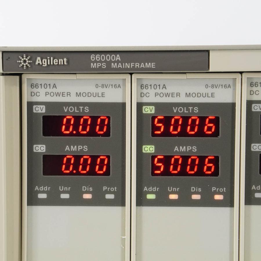 [DW]USED 8日保証 Agilent 66000A 66101A*5 66102A*3 MPS MAINFRAME DC POWER ...