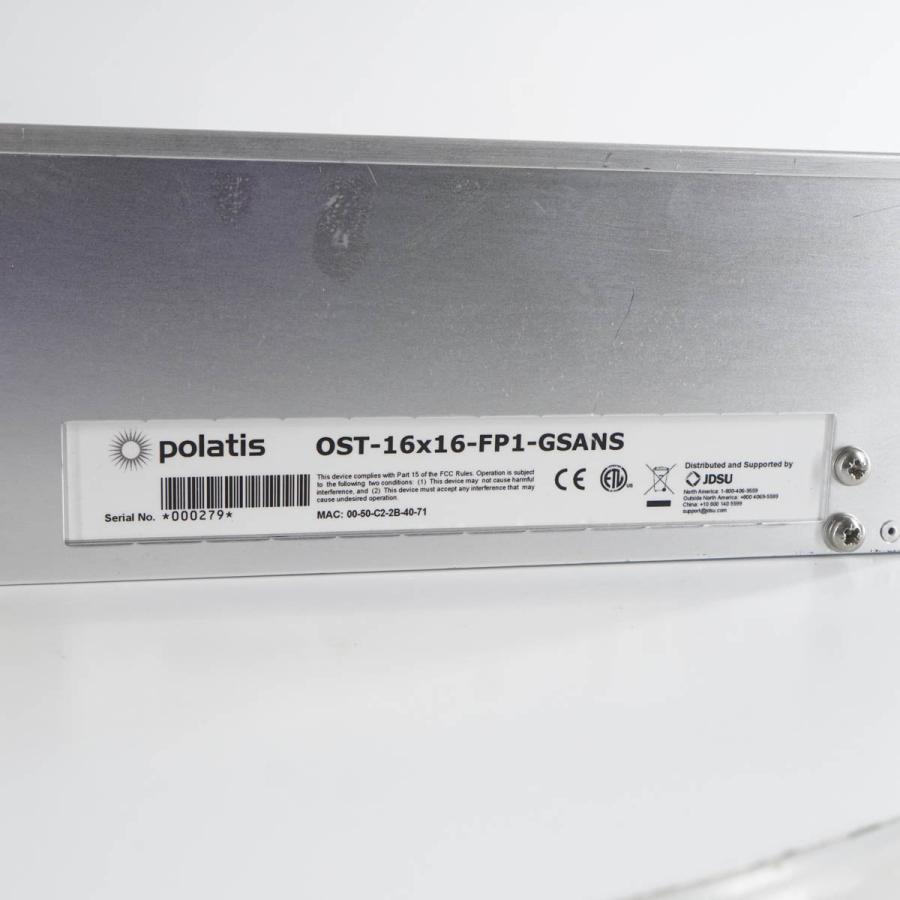 [DW]USED 8日保証 Polatis JDSU OST-16x16-FP1-GSANS 16×16 Optical Switch 光 ...