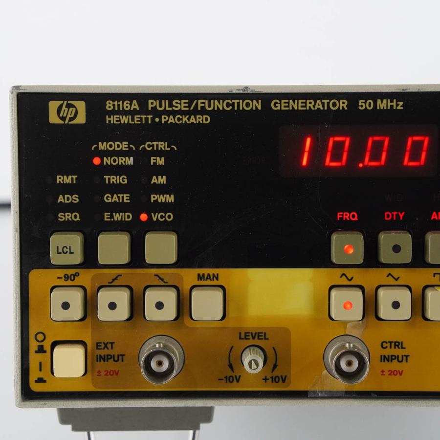 [DW]USED 8日保証 hp 8116A PULSE/FUNCTION GENERATOR パルス/ファンクションジェネレーター 50MHz [05416-0172] : ソクラボショップ ...