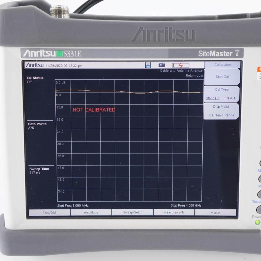 [DW]USED 8日保証 07/2019CAL Anritsu S331E SiteMaster サイトマスター Cable and ...