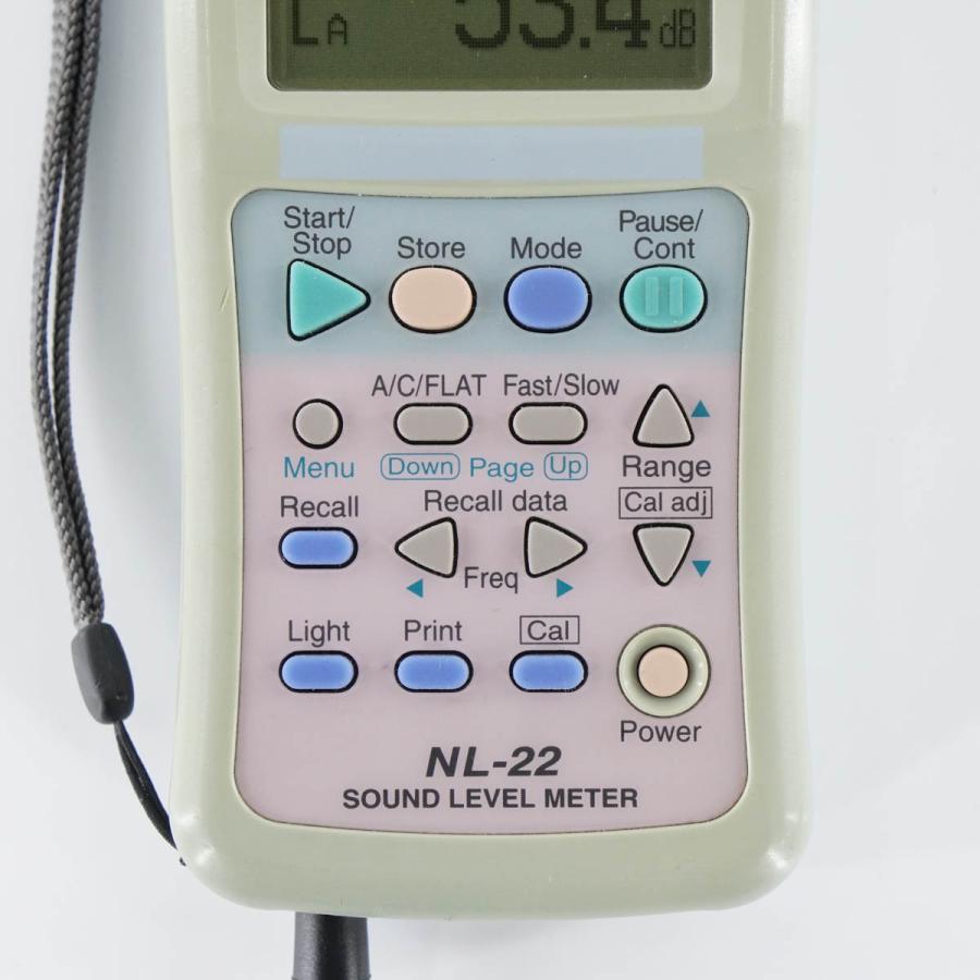 [DW]USED 8日保証 02/2022CAL RION NL-22 SOUND LEVEL METER 普通騒音計 サウンドレベルメーター ...