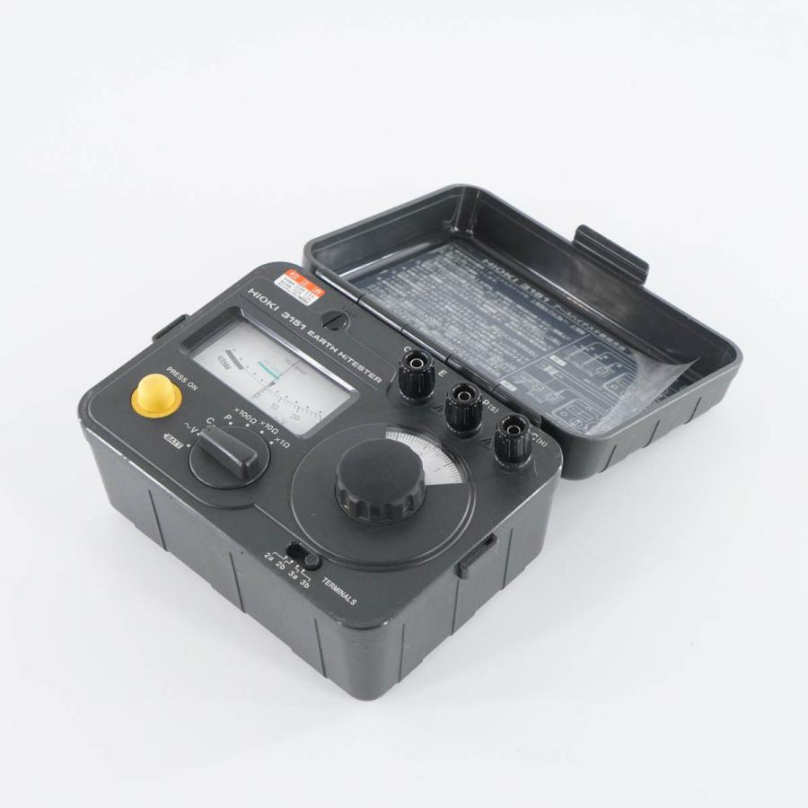 [DW]USED 8日保証 11/2022CAL HIOKI 3151 EARTH HiTESTER アースハイテスター 接地抵抗計 取扱説明 ...