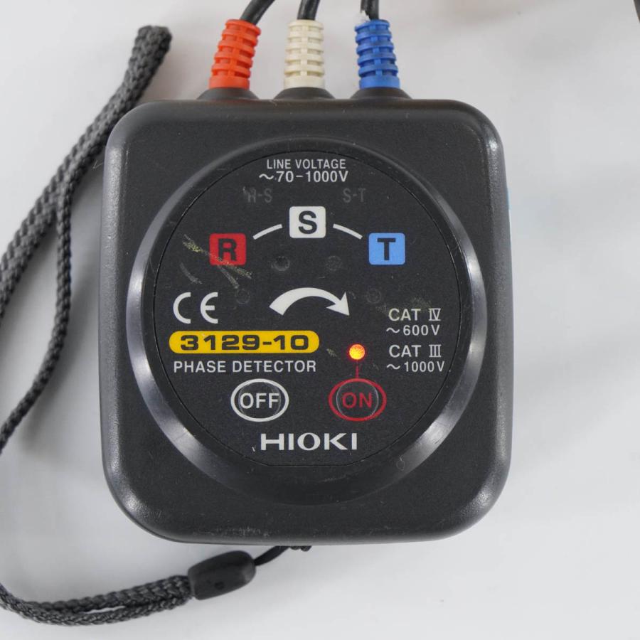 [DW]USED 8日保証 11台入荷 HIOKI 3129-10 PHASE DETECTOR 検相器 取扱説明書 [05433-0019 ...