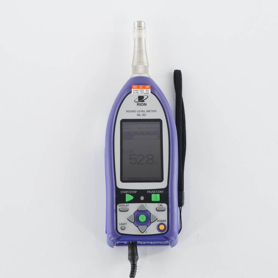 [DW]USED 8日保証 校正2024年6月まで有効 RION NL-52 SOUND LEVEL METER 騒音計 サウンドレベル ...