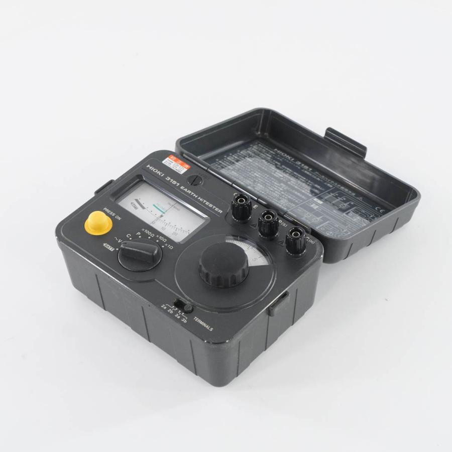 [DW]USED 8日保証 12/2022CAL HIOKI 3151 EARTH HiTESTER アースハイテスター アナログ接地抵抗計 ...