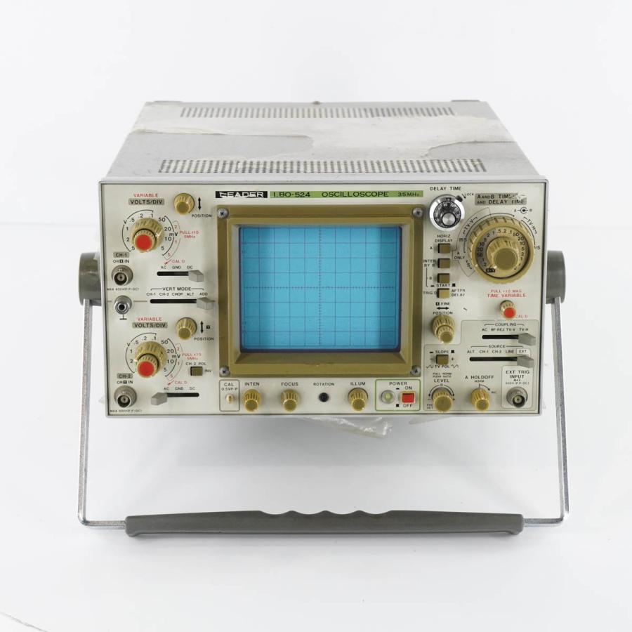 [JB]USED 現状販売 LEADER LBO-524 OSCILLOSCOPE オシロスコープ 35MHz [05441-0003] : ソクラボショップ - 通販 - Yahoo!ショッピング