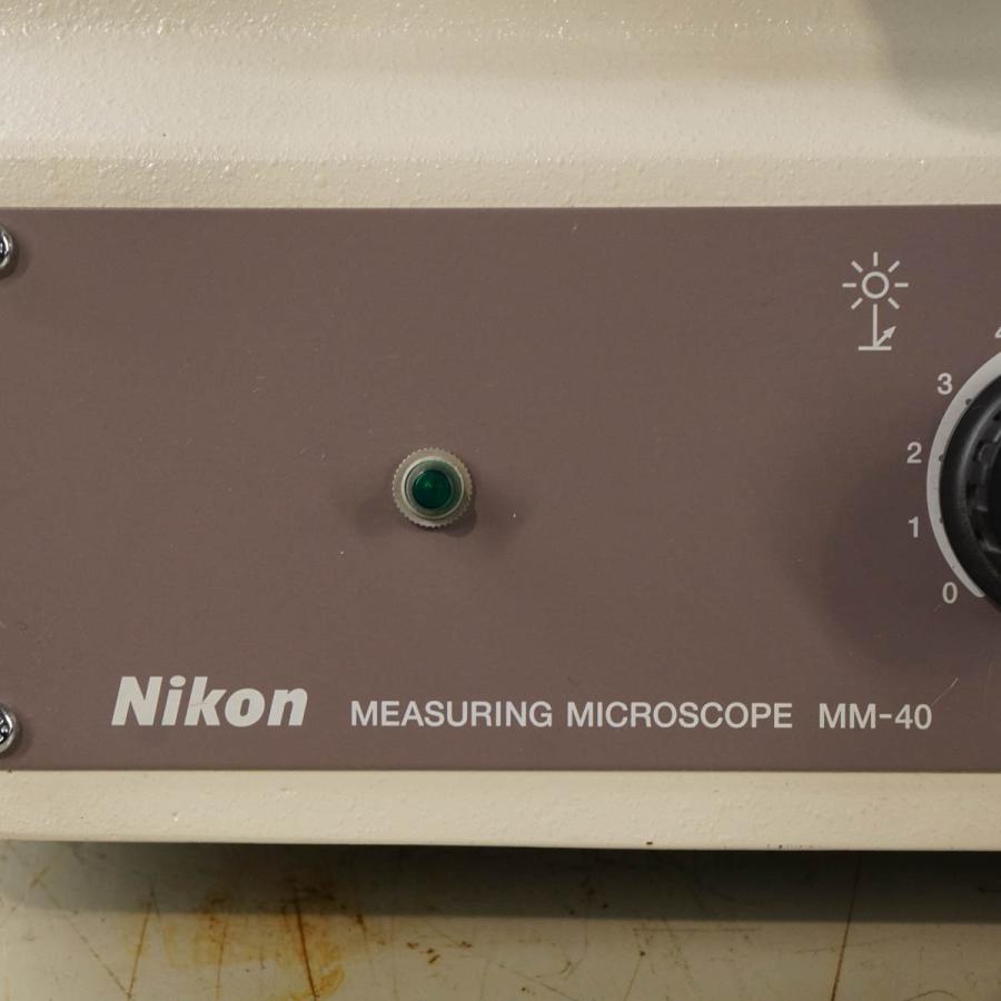 [DW]USED 8日保証 NIKON MM-40 MEASURING MICROSCOPE 測定顕微鏡 CFWN 10×/20 SC-213 ...