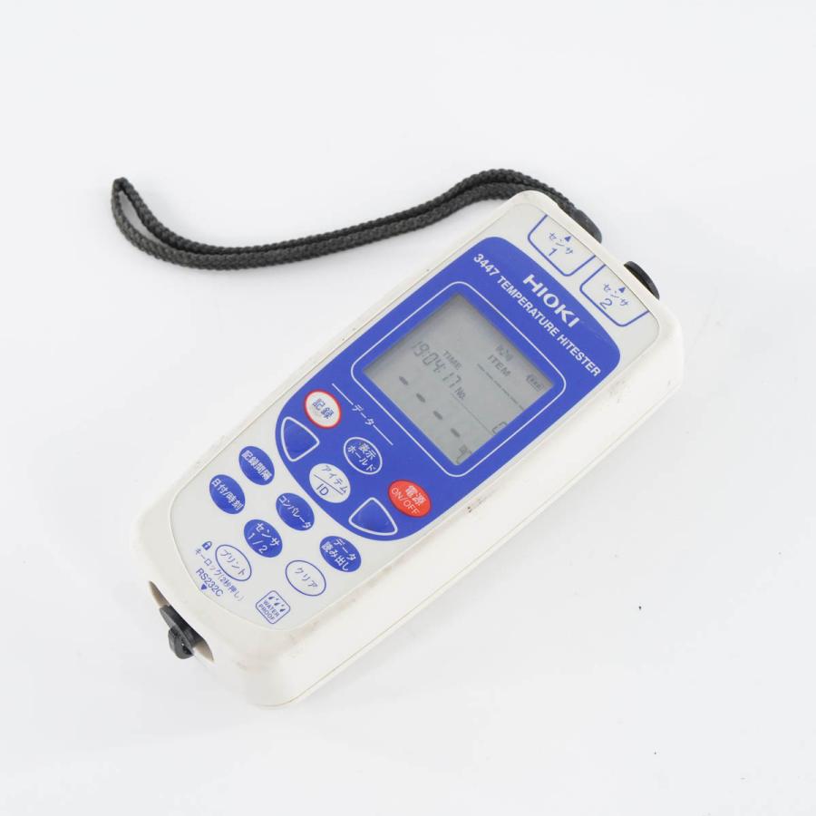 [DW]USED 8日保証 HIOKI 3447 TEMPERATURE HiTESTER 温度ハイテスター 取扱説明書 [05444 ...