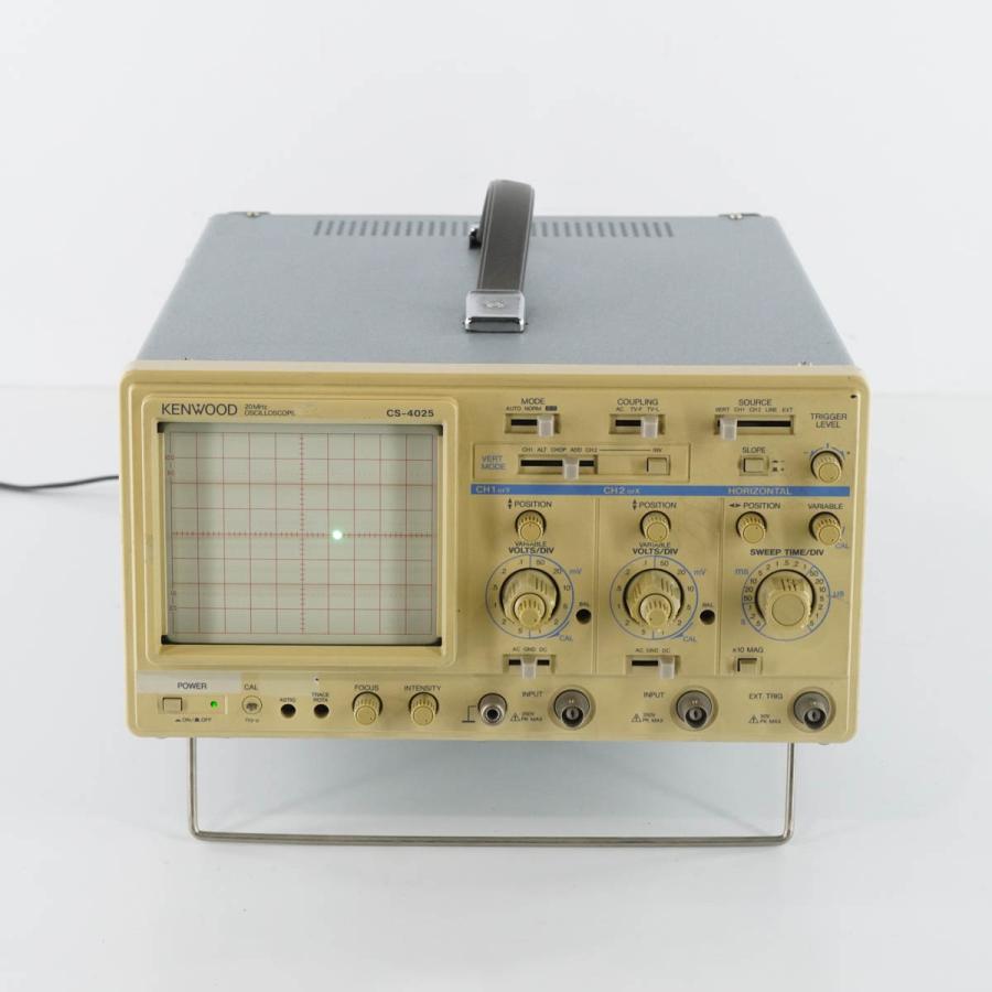 [DW]USED 8日保証 KENWOOD CS-4025 OSCILLOSCOPE オシロスコープ 20MHz [05452-0009] : ソクラボショップ - 通販 - Yahoo!ショッピング