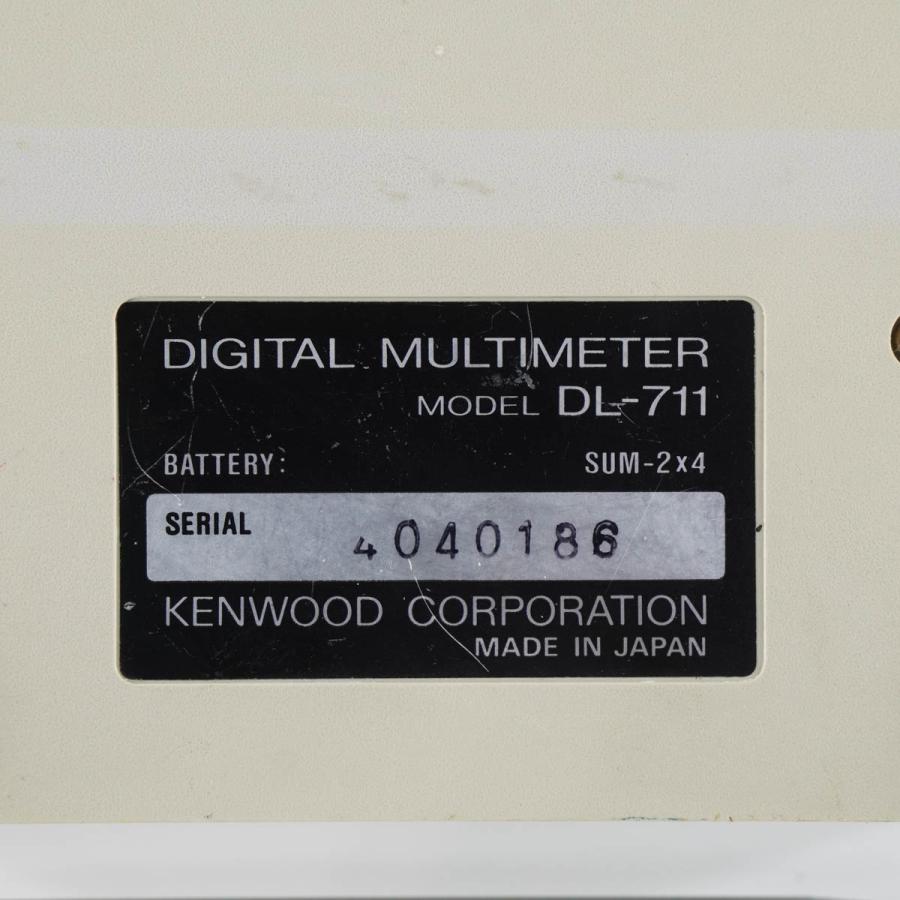[JB]USED 現状販売 5台セット KENWOOD DL-711 DIGITAL MULTIMETER デジタルマルチメーター ACアダプター [05452-0012] : 05452 ...