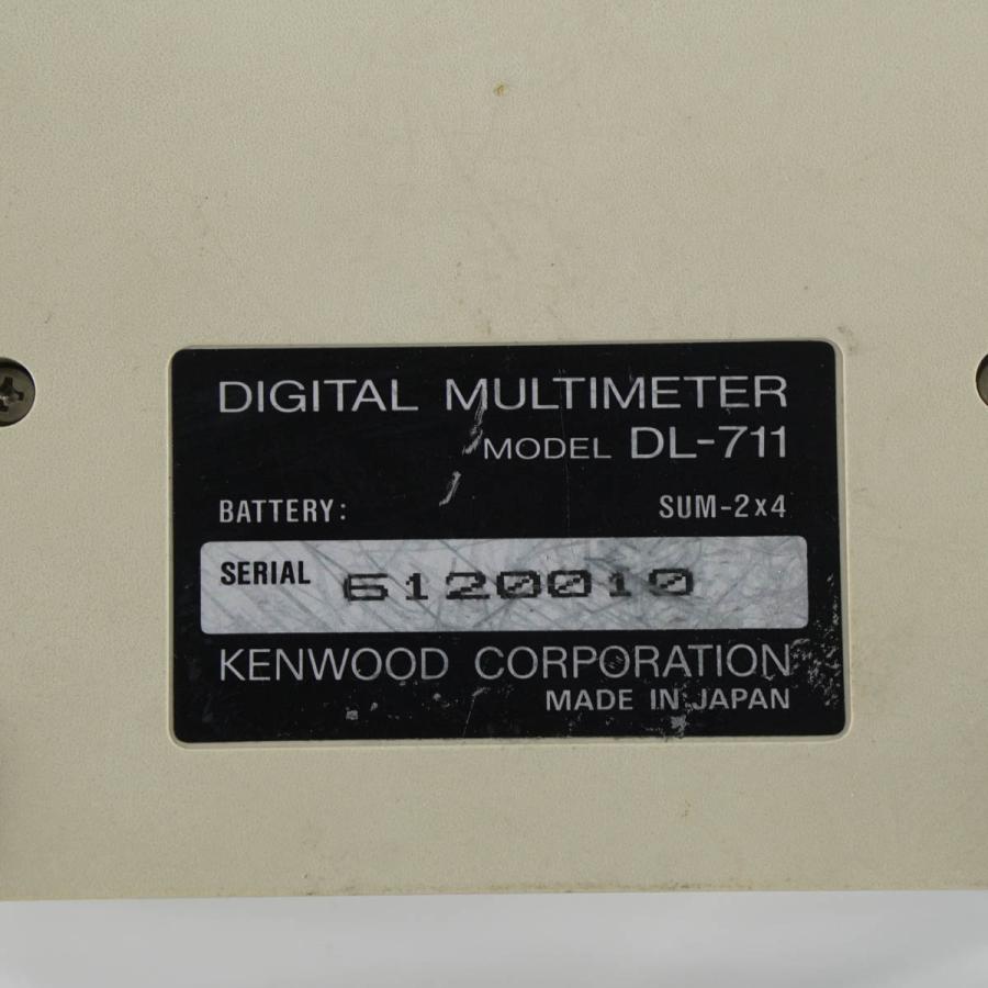 [JB]USED 現状販売 5台セット KENWOOD DL-711 DIGITAL MULTIMETER デジタルマルチメーター ACアダプター [05452-0012] : 05452 ...