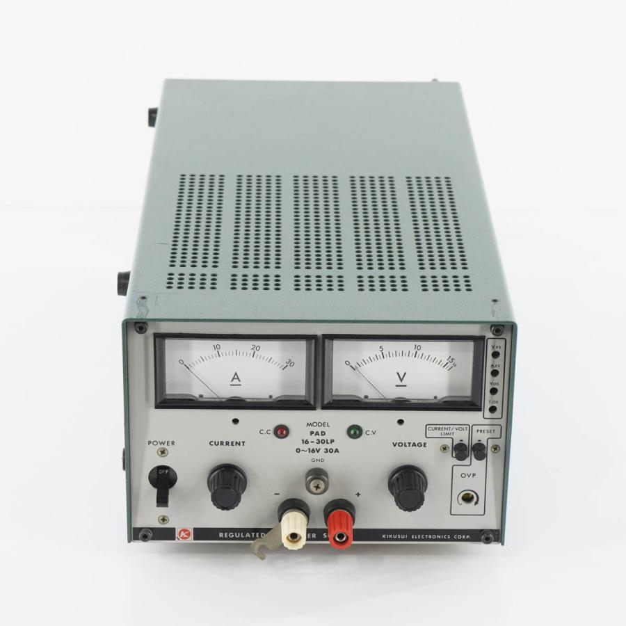 [DW]USED 8日保証 KIKUSUI PAD16-30LP REGULATED DC POWER SUPPLY 直流安定化電源 DC電源 直流電源 0~16V 30A 200V ...