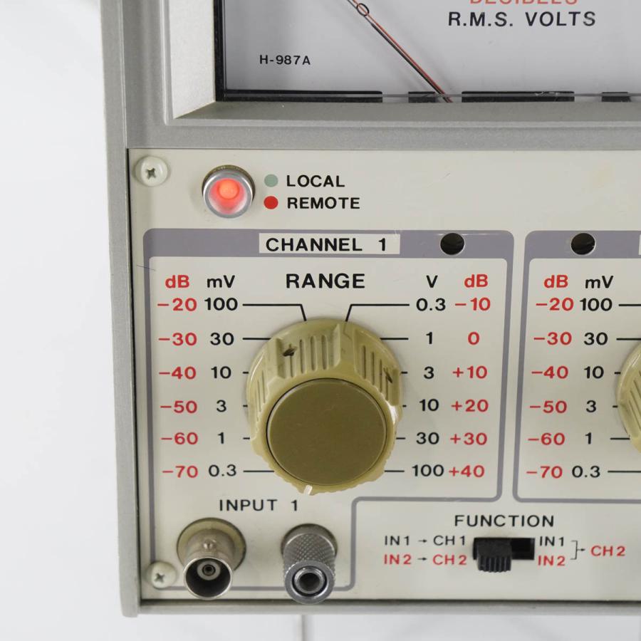 [DW]USED 8日保証 LEADER LMV-189AR 2 CHANNEL AC MILLIVOLTMETER ACミリボルトメーター ...