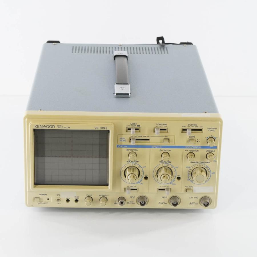[JB]USED 現状販売 KENWOOD CS-4025 OSCILLOSCOPE オシロスコープ 20MHz [05452-0110] : DIRWINGSショップ - 通販 ...