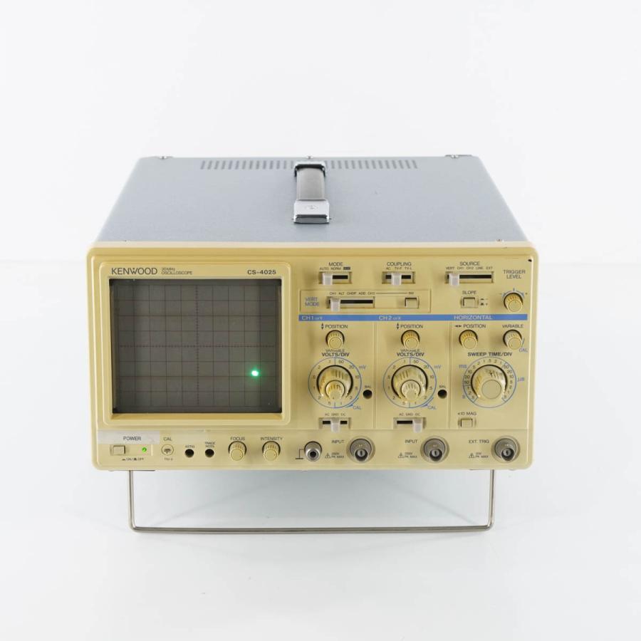 [DW]USED 8日保証 KENWOOD CS-4025 OSCILLOSCOPE オシロスコープ 20MHz [05452-0111] : DIRWINGSショップ - 通販 ...