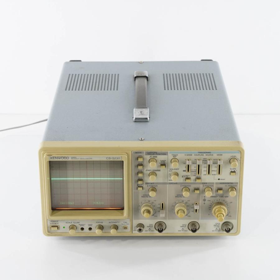 [DW]USED 8日保証 KENWOOD CS-5230 READOUT OSCILLOSCOPE リードアウト オシロスコープ 40MHz 電源コード [05452-0130] : ソク ...