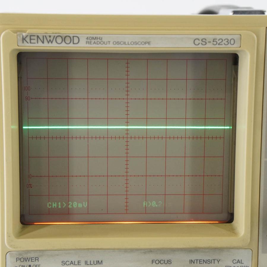 [DW]USED 8日保証 KENWOOD CS-5230 READOUT OSCILLOSCOPE リードアウト オシロスコープ 40MHz 電源コード [05452-0130] : ソク ...