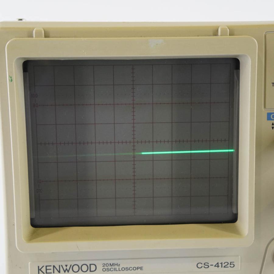 [DW]USED 8日保証 KENWOOD CS-4125 OSCILLOSCOPE オシロスコープ 20MHz 電源コード [05452-0169] : ソクラボショップ - 通販 ...