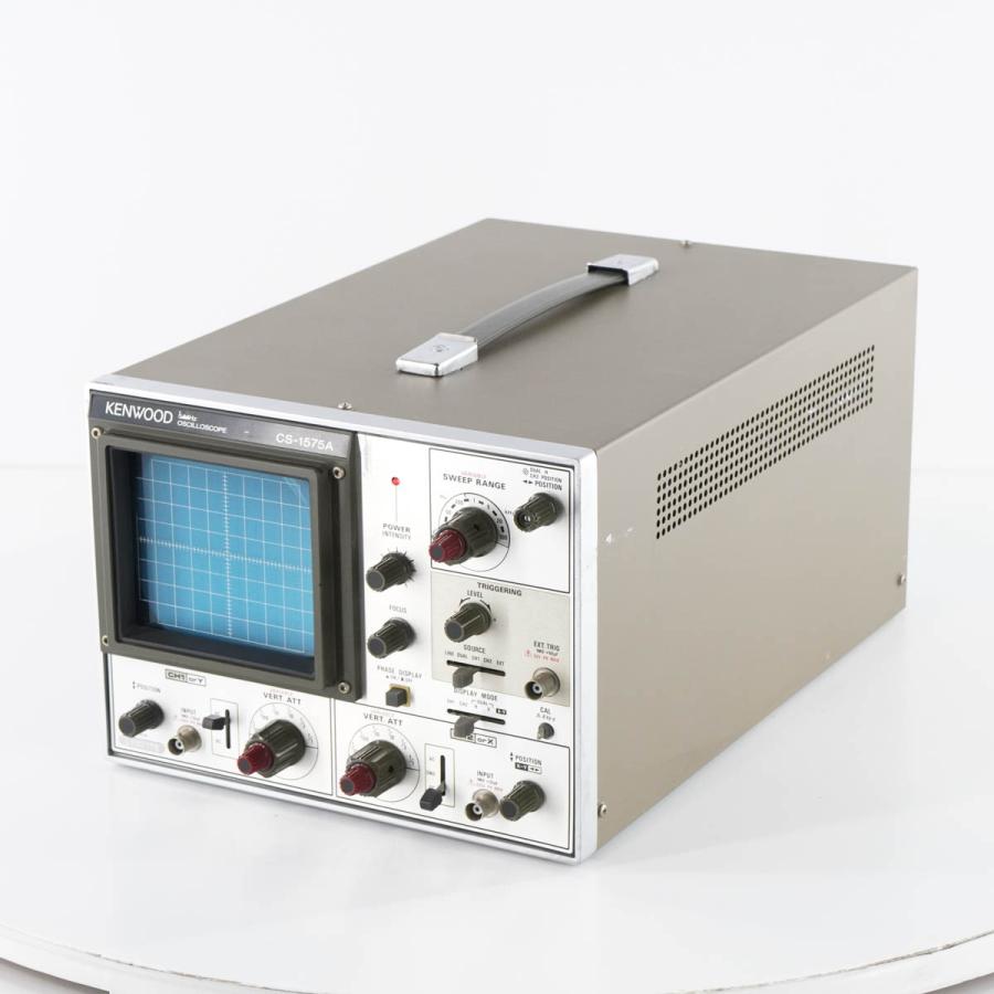 [DW]USED 8日保証 KENWOOD CS-1575A OSCILLOSCOPE オシロスコープ 5MHz 電源コード [05452 ...