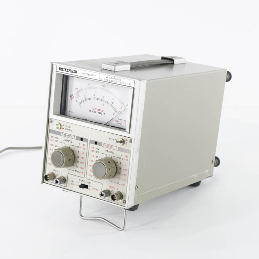 [DW]USED 8日保証 LEADER LMV-189AR 2 CHANNEL AC MILLIVOLTMETER ACミリボルトメーター 2ch [05452-0190] : ソクラボ ...