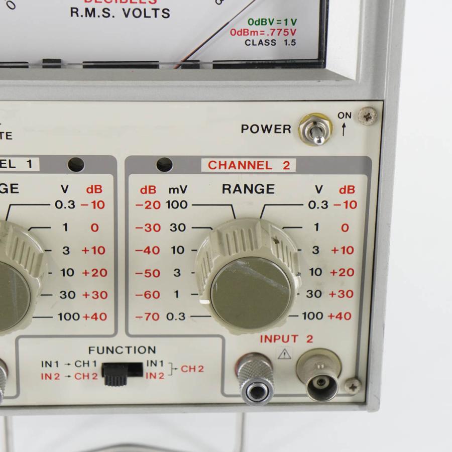 [DW]USED 8日保証 LEADER LMV-189AR 2 CHANNEL AC MILLIVOLTMETER ACミリボルトメーター ...