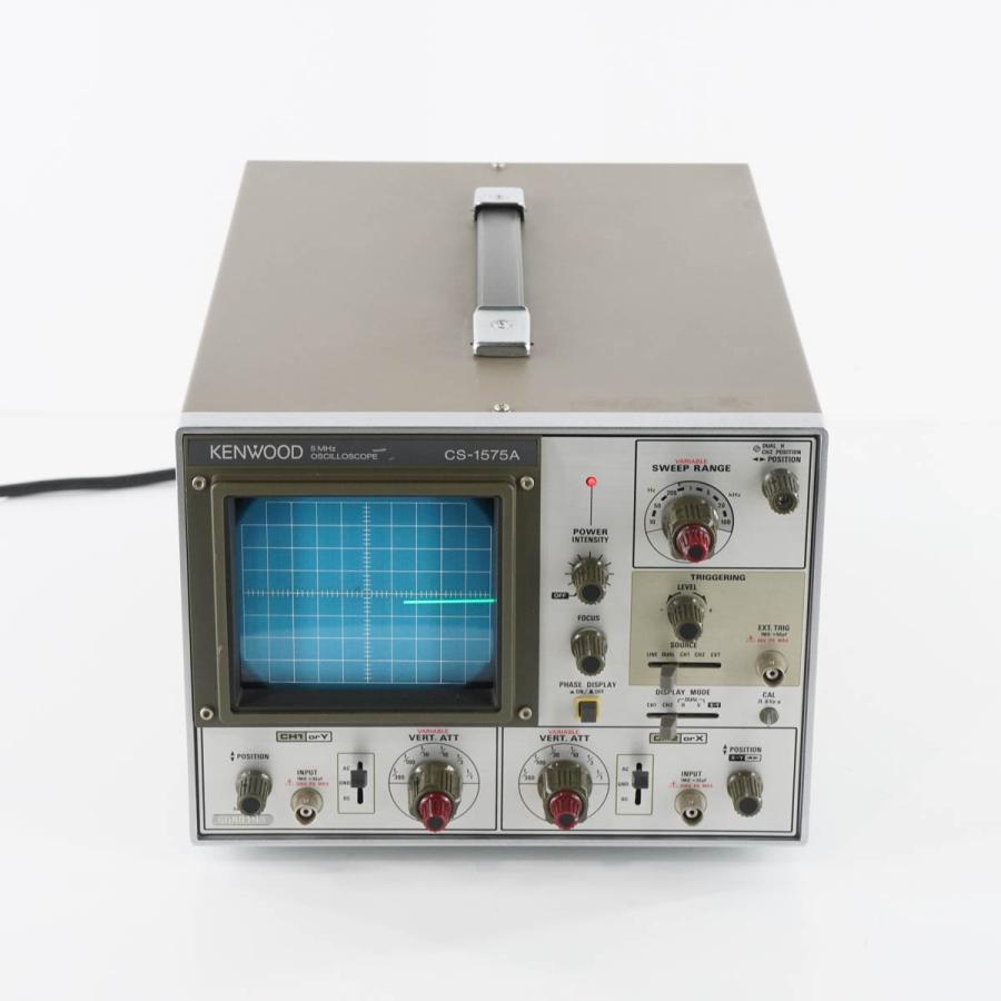 [DW]USED 8日保証 KENWOOD CS-1575A OSCILLOSCOPE オシロスコープ 5MHz [05452-0196] : ソクラボショップ - 通販 - Yahoo!ショッピング