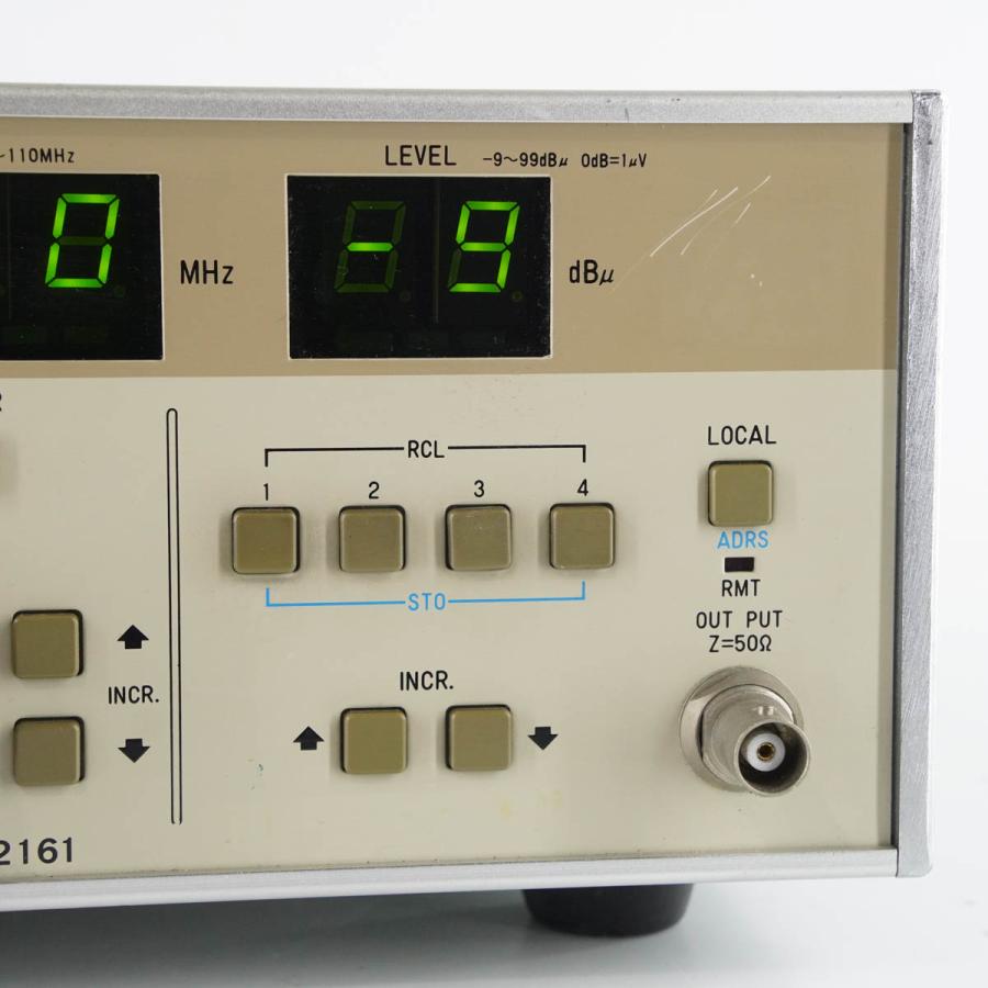 [DW]USED 8日保証 MEGURO MSG-2161 FM STEREO/FM-AM STANDARD SIGNAL GENERATOR ...