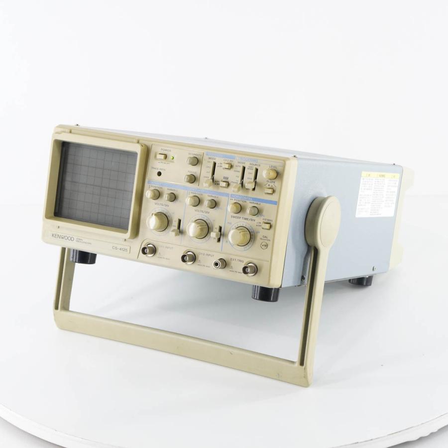 [DW]USED 8日保証 KENWOOD CS-4125 OSCILLOSCOPE オシロスコープ 20MHz 電源コード [05452-0217] : ソクラボショップ - 通販 ...