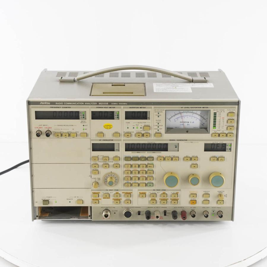 [JB]USED 現状販売 Anritsu MS555B RADIO COMMUNICATION ANALYZER ラジオコミュニケーション ...