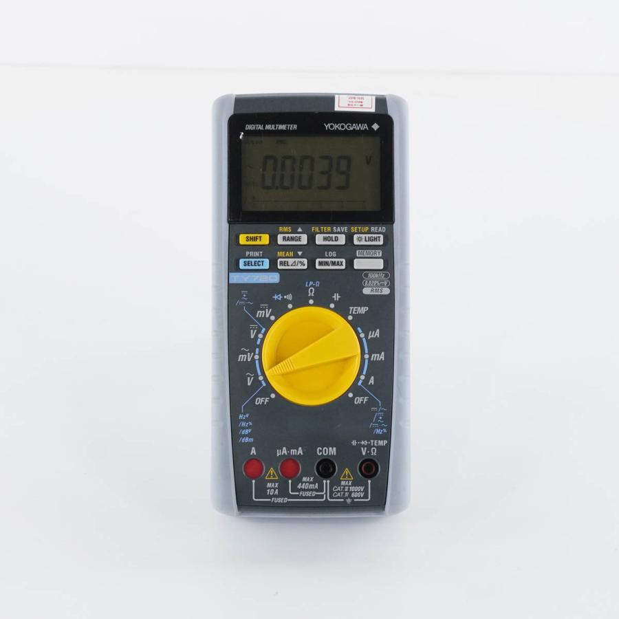 [DW]USED 8日保証 10/2022CAL YOKOGAWA TY720 DIGITAL MULTIMETER デジタルマルチメーター ...