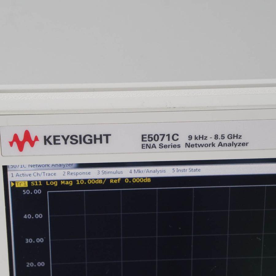 [DW]USED 8日保証 Keysight E5071C ATO-65648 ENA Series Network Analyzer ネットワークアナライザー OPT 019 1A7 280 ...